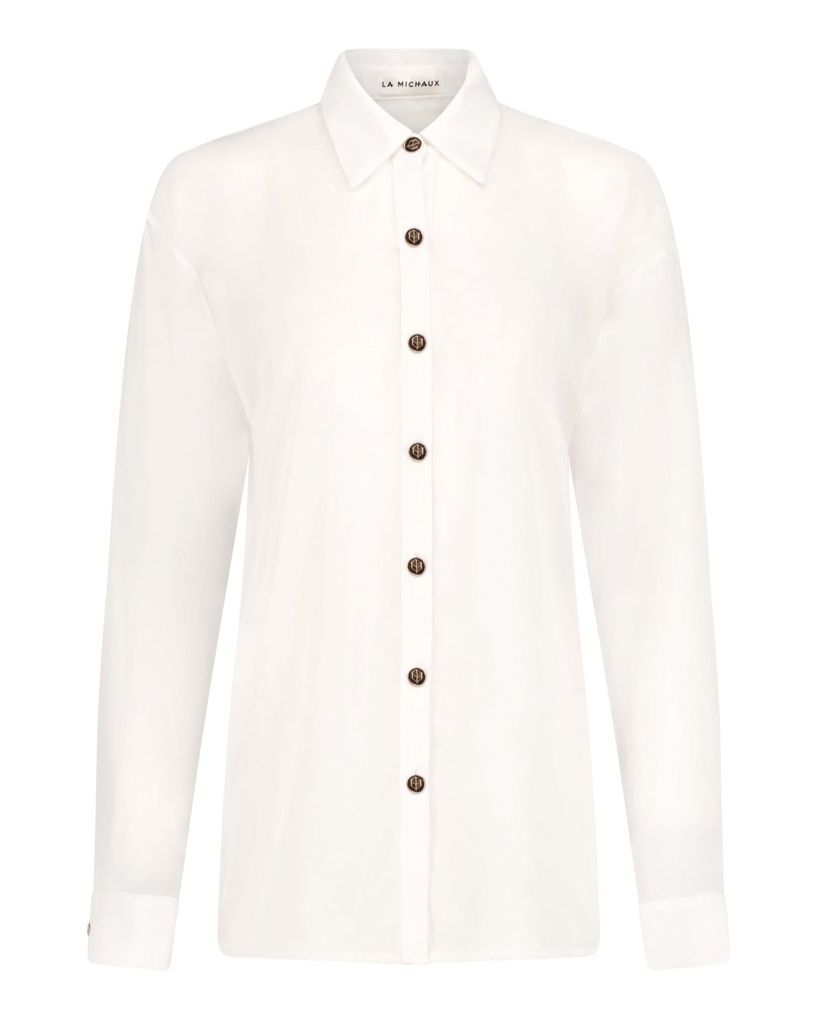 LARA buttoned shirt - La Michaux beachwear